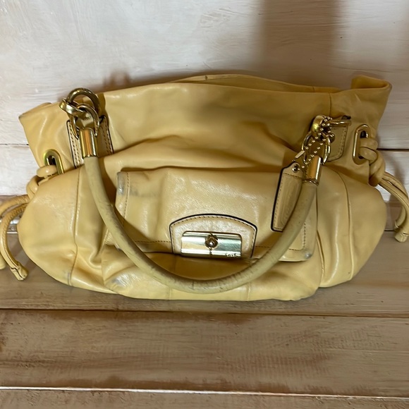 Coach | Bags | Yellow Coach Bag | Poshmark